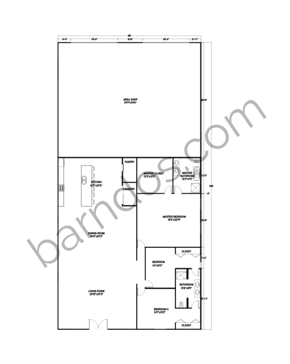 21 Impressive Barndominium Floor Plans That Have Shops: The Perfect ...